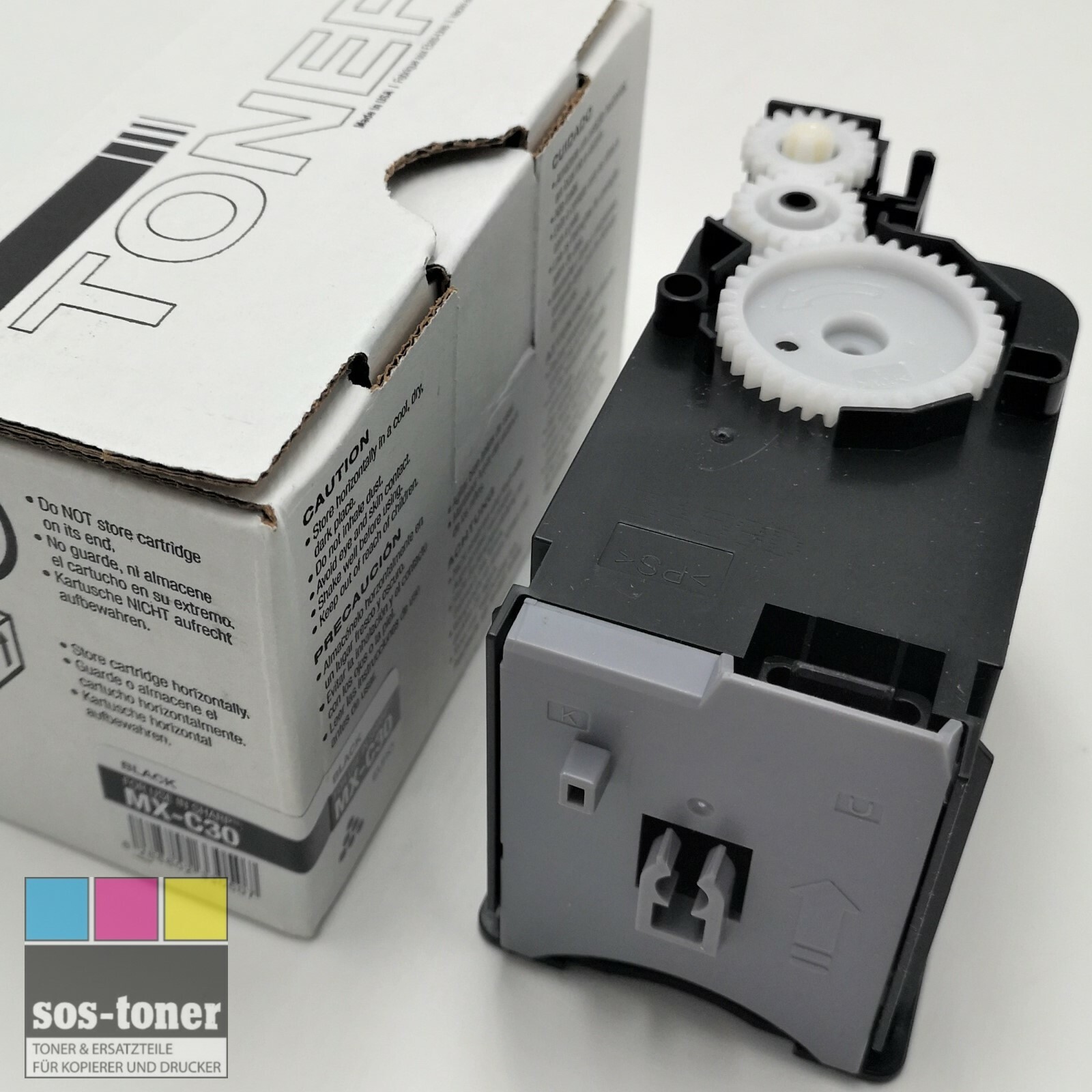 Toner black Sharp MX-C250,MX-C300,MX-C301,MX-C303,MX-C304, MX-C30GTB ...