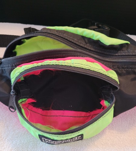 Jansport Made In USA Vintage 90s Nylon Color Block Fanny Pack | eBay