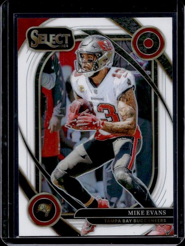 2024 Select Mike Evans Club White Prizm #9/35 Buccaneers | eBay
