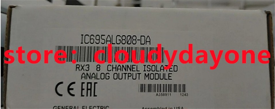 New GE Fanuc IC695ALG808 RX3i 8 Channnel Isolated Analog Output Module ...