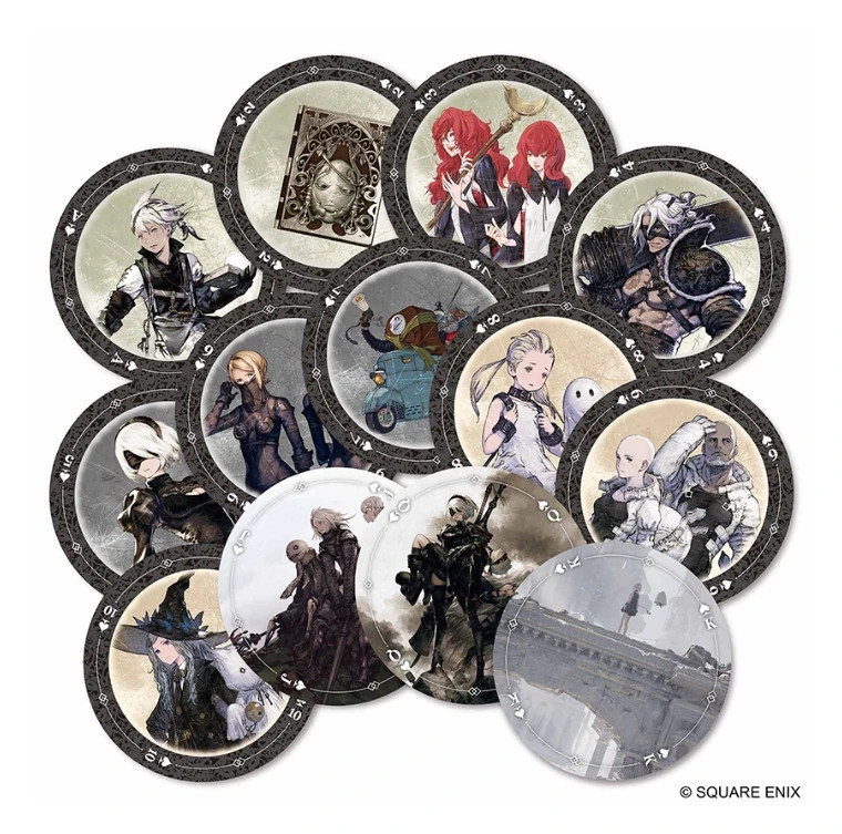 NieR Gestalt/Replicant Square Enix NieR Series Round Playing Cards Emil ...