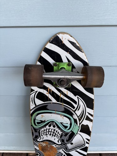 Speed Demons 29”x9” Skateboard Black White Cruiser Board Nice ...