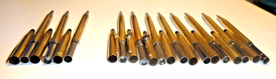 166.2 Grams 10k 12k Gold Filled GF 11 pc. Cross Pens & Pencil Scrap ...