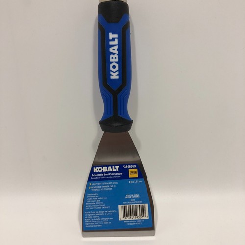 Kobalt 3 Inch Extendable Bent Pole Scraper Heavy Duty Stainless Steel ...