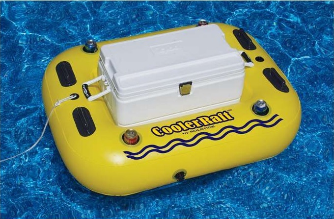 Cooler Raft Heavy Duty Inflatable Pool River Float Fishing Swimline ...