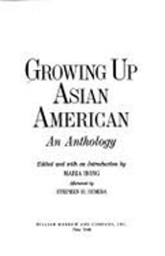Growing Up Asian American: An Anthology by Maria Hong: Used ...