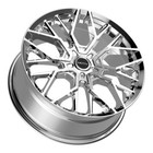 Set 4 17" Motiv 441C Zenith Chrome 17x7.5 Wheels 5x4.5 5x120 Rims 40mm ...