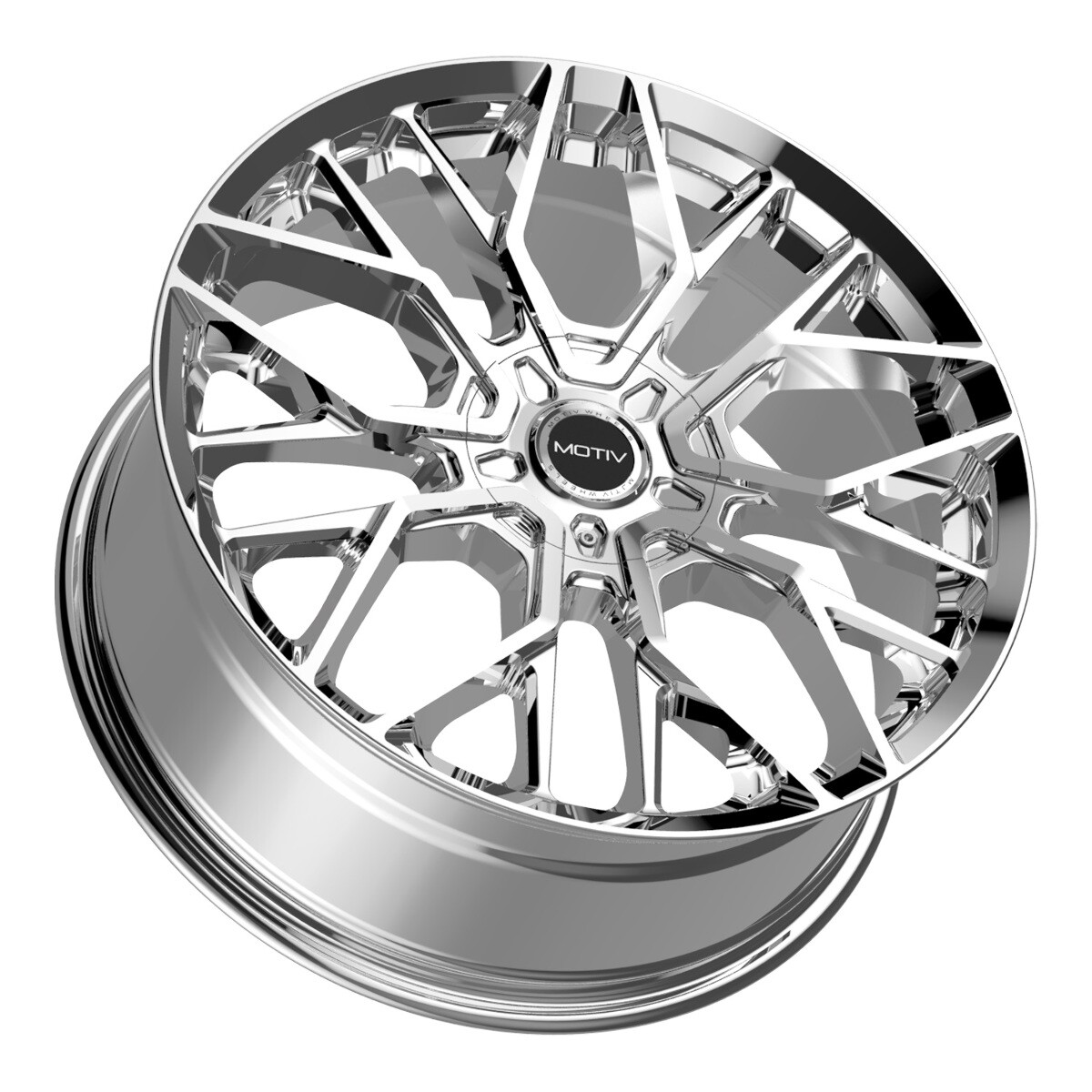 Set 4 17" Motiv 441C Zenith Chrome 17x7.5 Wheels 5x4.5 5x120 Rims 40mm ...