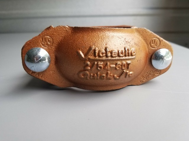 Victaulic QuickVic Rigid Coupling for Copper 2" Model 2/54-607 ...