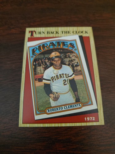 1987 Topps Roberto Clemente turn back the clock baseball card #313 ...