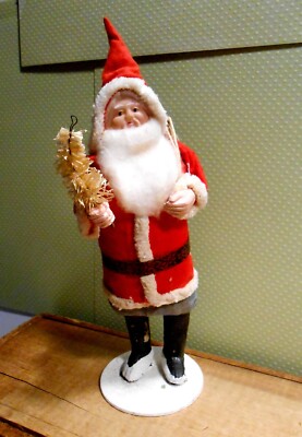 Large Vintage Japan Santa with a Celluloid Face- 10" Tall | eBay