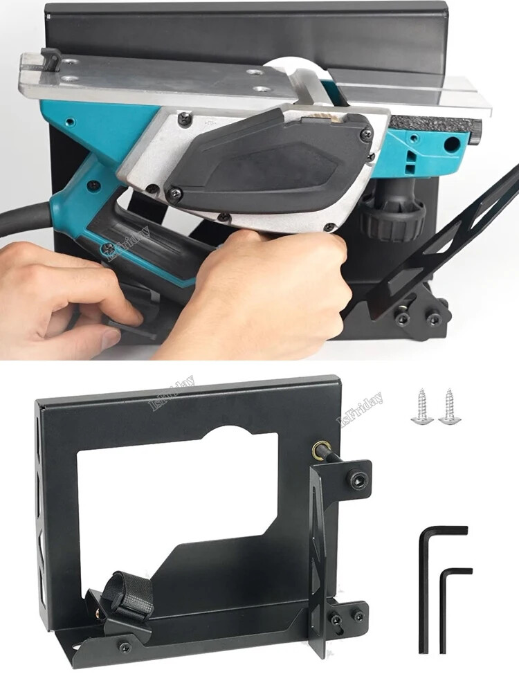 Electric Planer Inverted Mounting Bracket Flat Planer Woodworking ...