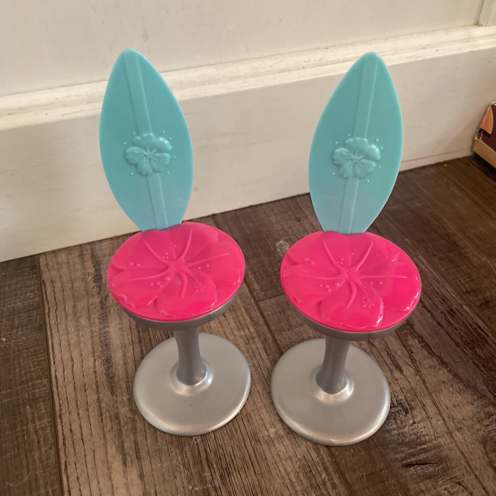 Barbie Doll Pink Passport Tiki Hut Beach Stools | eBay