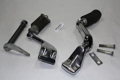 Harley FXR mid foot controls + primary shifter shaft + pegs FXRT FXRP ...
