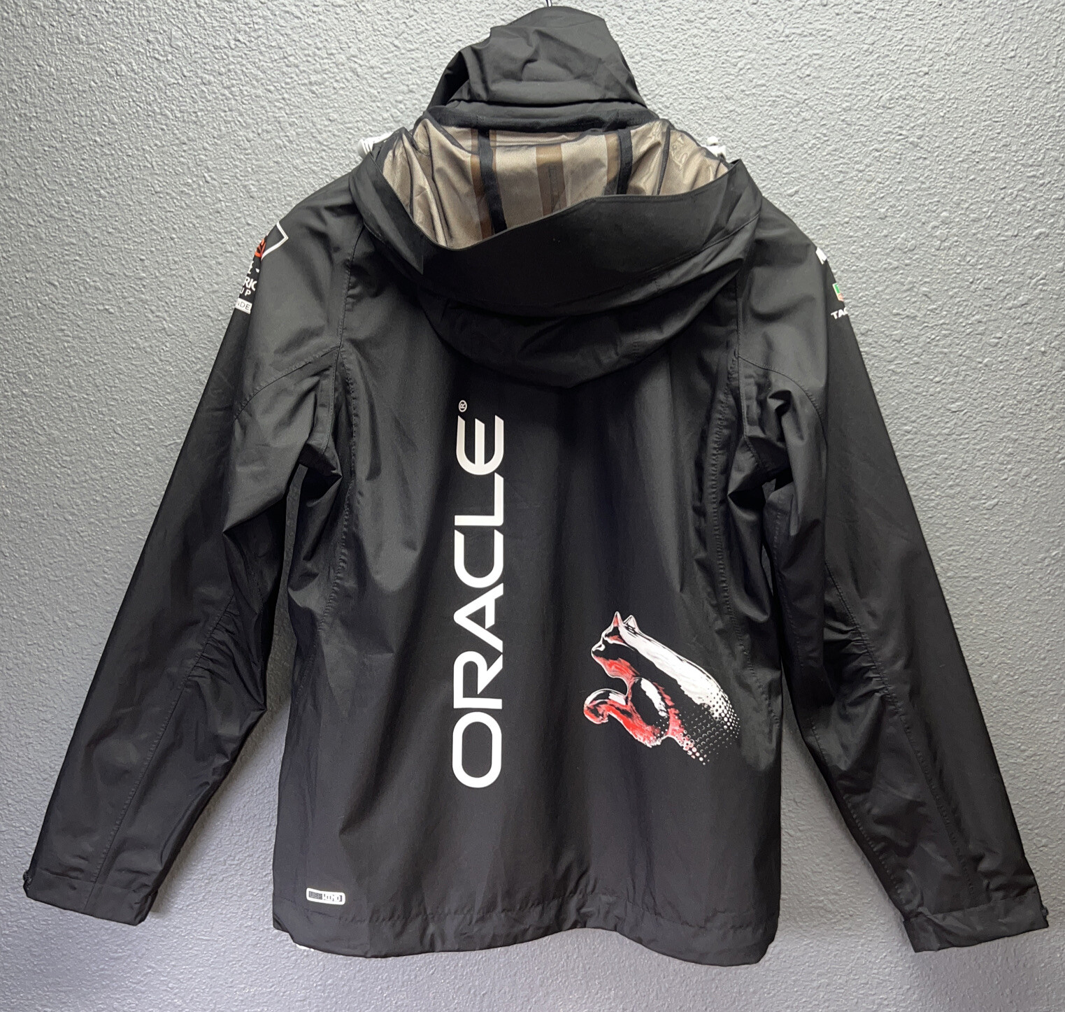 Oracle Sail Racing Jacket Windbreaker Adult SMALL Bla… - Gem