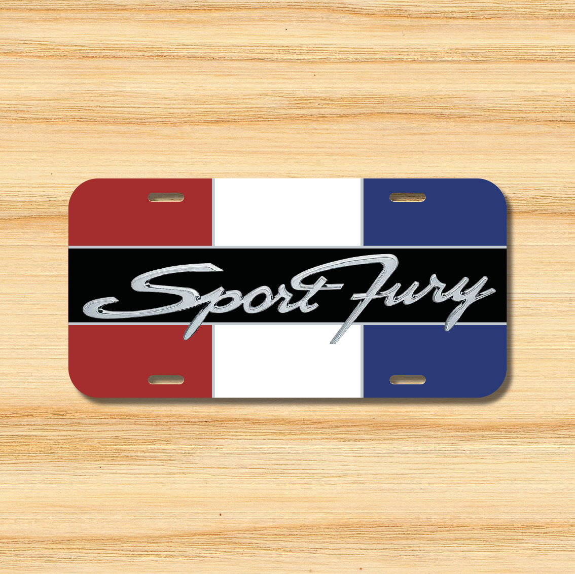 Plymouth Sports Fury Vehicle Front License Plate Auto Car Classic ...