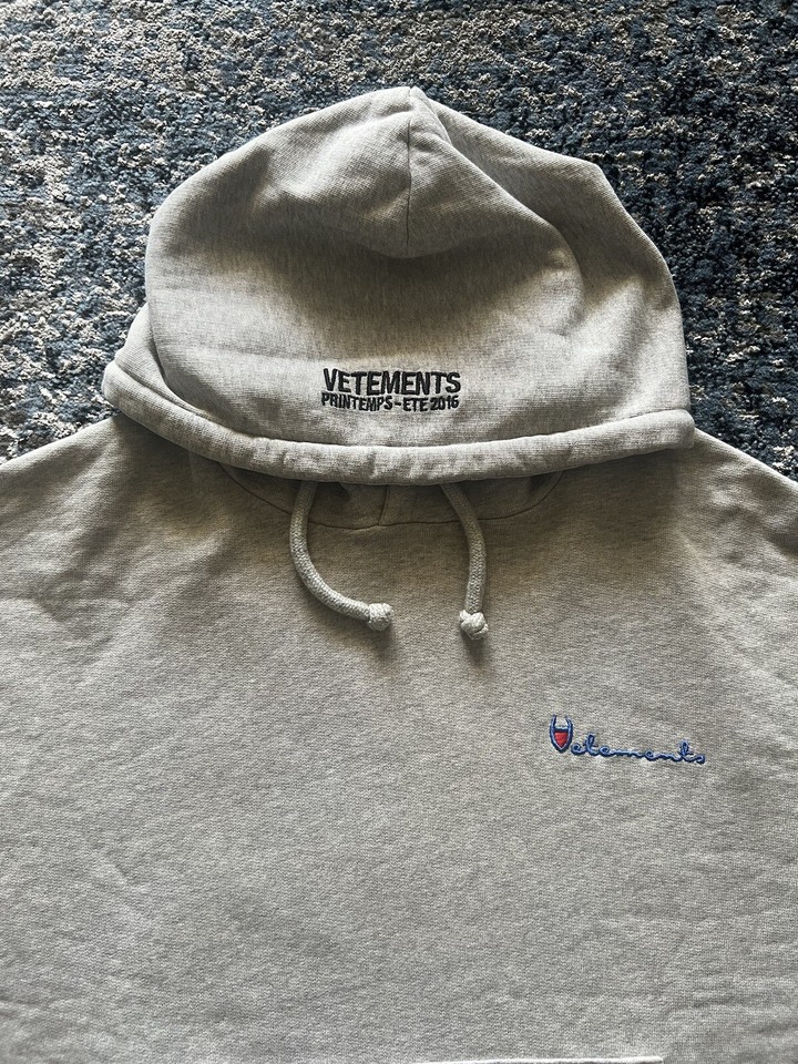Vetements SS16 Champion Reverse Hoodie | eBay