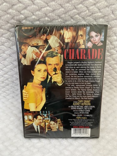 Charade (1963, 2002 DVD Release) Cary Grant Audrey Hepburn Alpha Video NEW | eBay