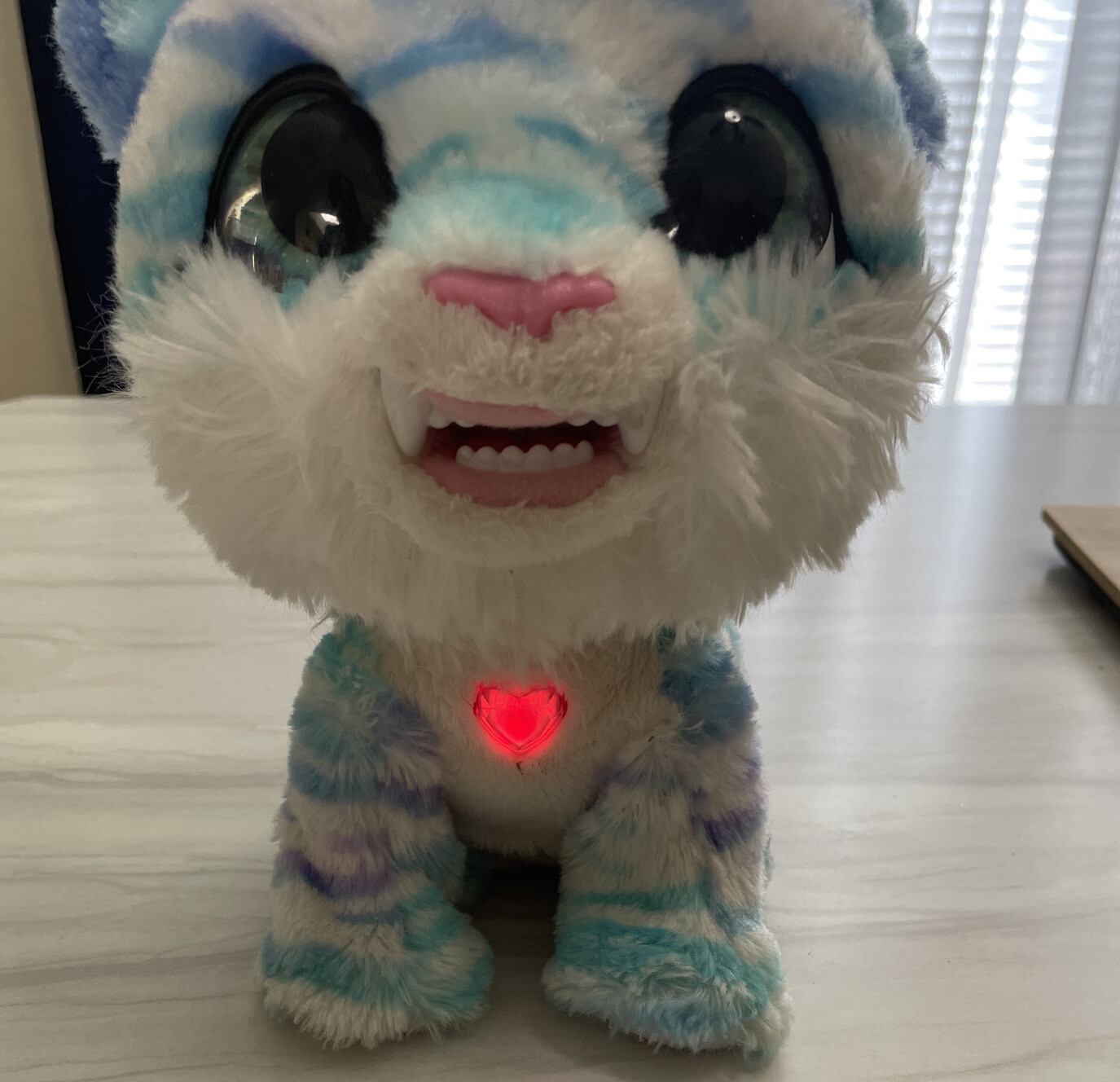 FurReal North The Sabertooth Kitty Interactive Plush Pet Toy, 35+ Sound ...