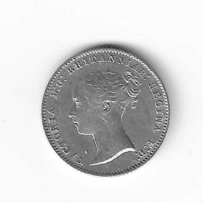 Queen Victoria Young Head Silver Groat 4d Fourpence 1844 ~Victorian ...