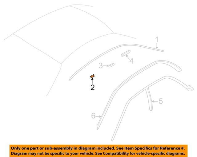X10 Genuine Subaru Roof Molding Clip 909130022 for sale online | eBay