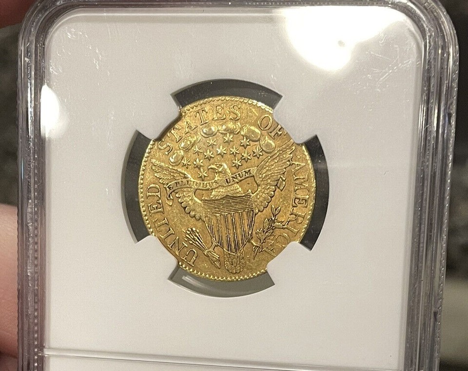1807 NGC $5 Draped Bust Gold Half Eagle NGC AU53 | eBay