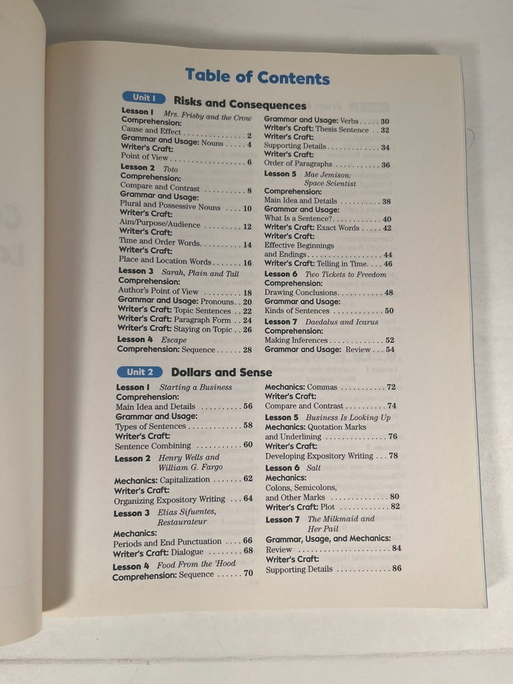 SRA Open Court Reading McGraw Hill Language Arts bundle Grade 4 2002 ...