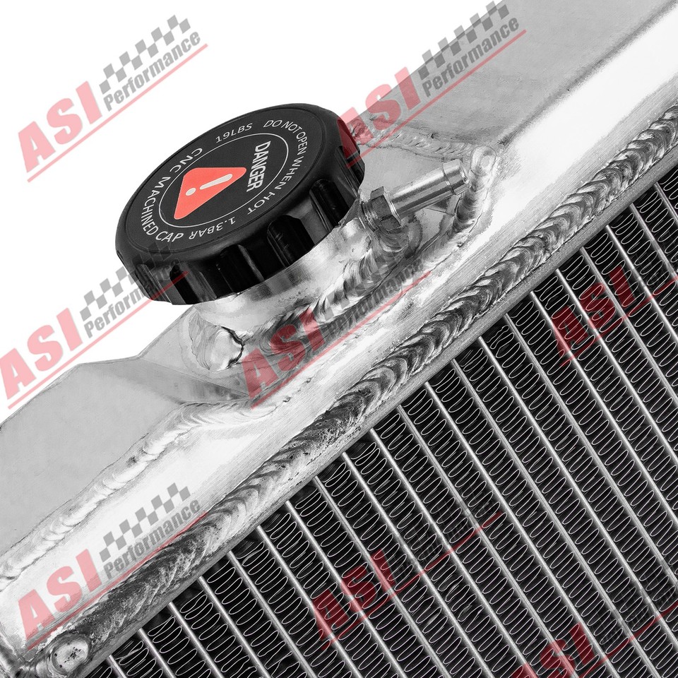 ASI 4Row Aluminum Radiator+Shroud Fan+Relay For 69-74 Triumph TR6 TR250 ...