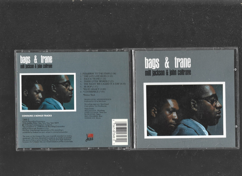 Milt Jackson & John Coltrane - Bags & Trane (CD) | eBay