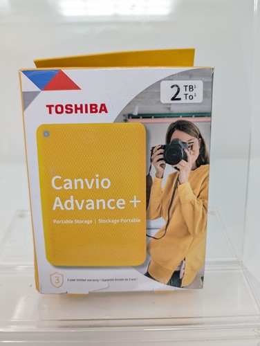 Open Box, Toshiba Canvio Advance Plus Portable External Hard Drive 2TB ...