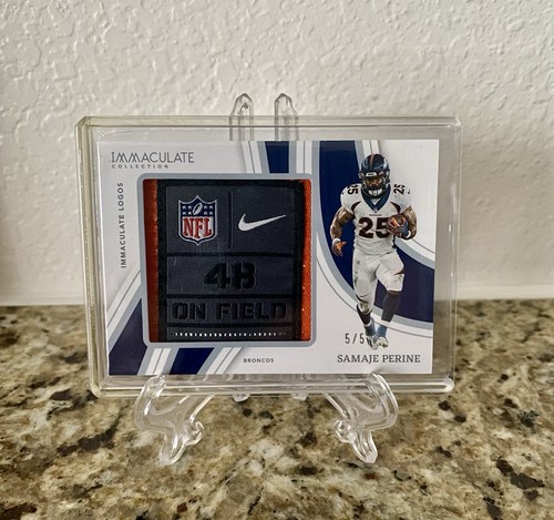 2023 Immaculate Samaje Perine Immaculate Logos Jersey Tag (NFL & Nike ...
