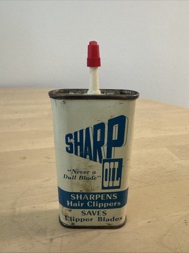 Sharp Oil Hair Clipper Oil Vintage Can Upatoi Corporation | eBay