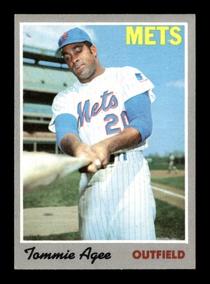 1970 Topps #50 Tommie Agee Mets EX+ *9v | eBay