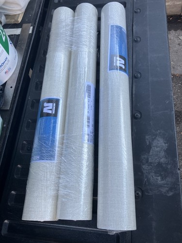 3 Dbl Rolls Jannelli & Volpi Alabaster Vinyl 33 Yards No Repeat. 27 ...