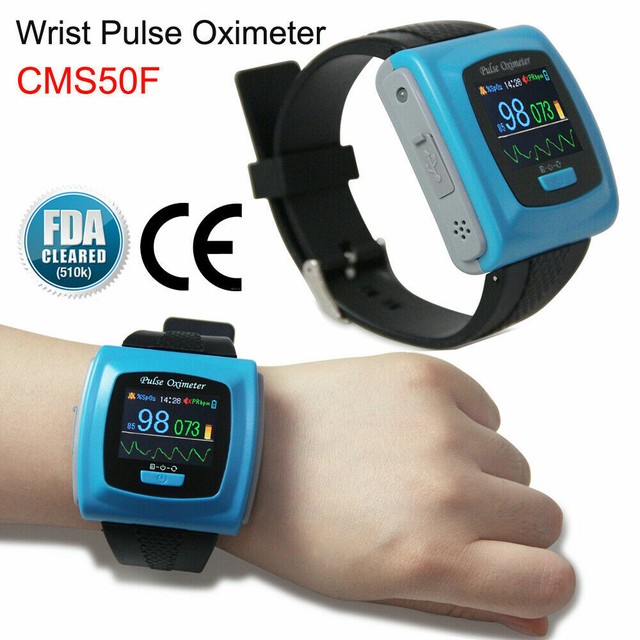 CONTEC CMS50F Wrist Pulse Oximeter with Finger Probe USB Cable and ...