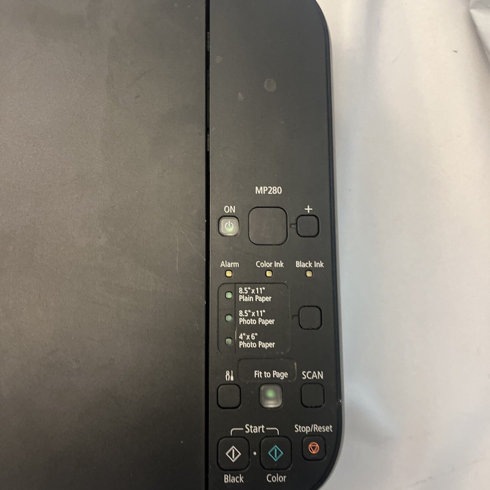 Canon MP280 Pixma All-In-One Color B&W Inkjet Printer Scanner Copier ...