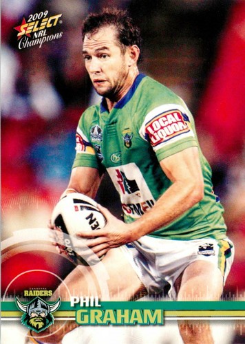 2009 CANBERRA RAIDERS NRL Card PHIL GRAHAM | eBay Australia