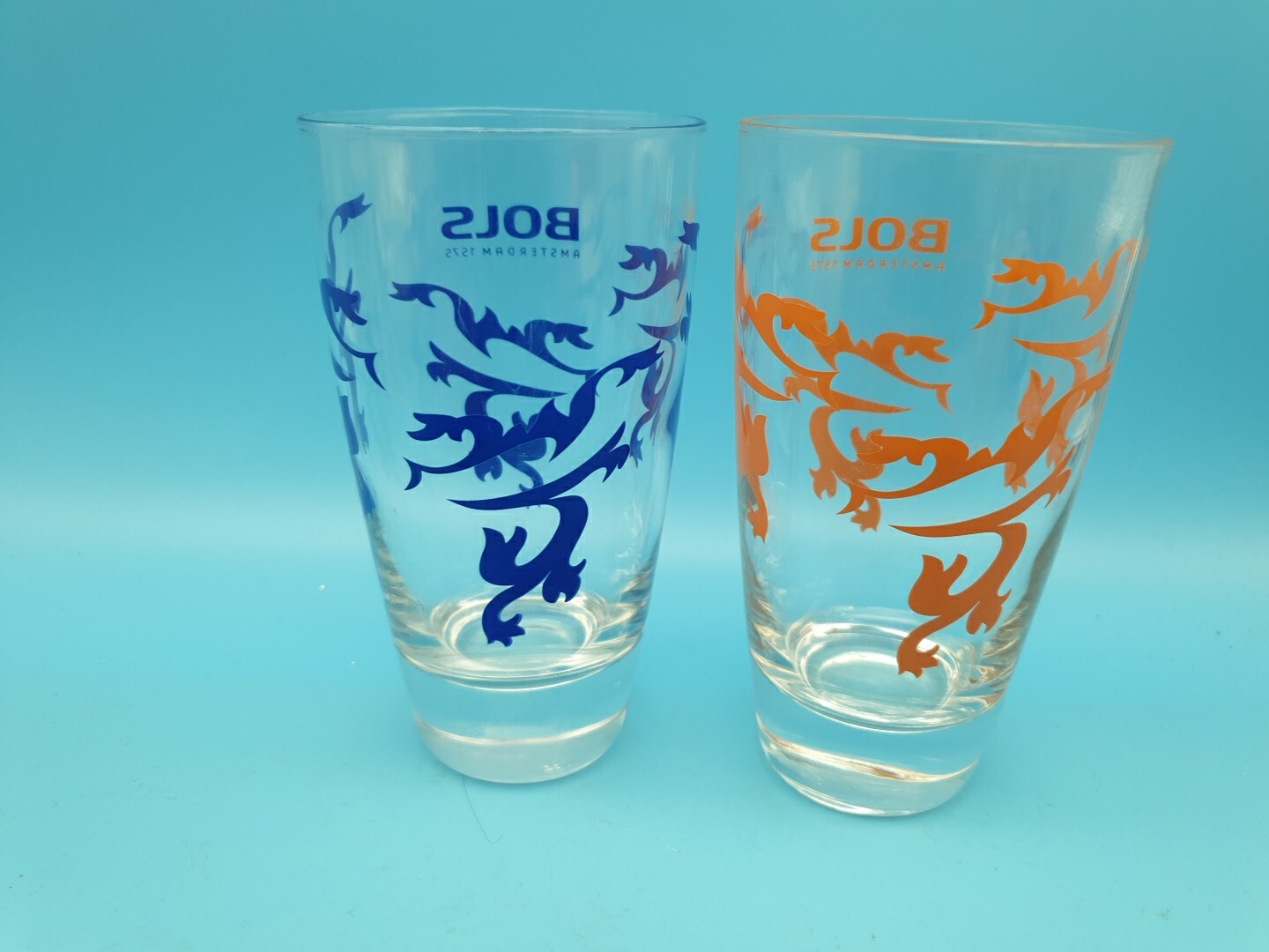 Bols Amsterdam 1575 Glas Cocktailglas 0,2 l je 1x orange blau | eBay.de