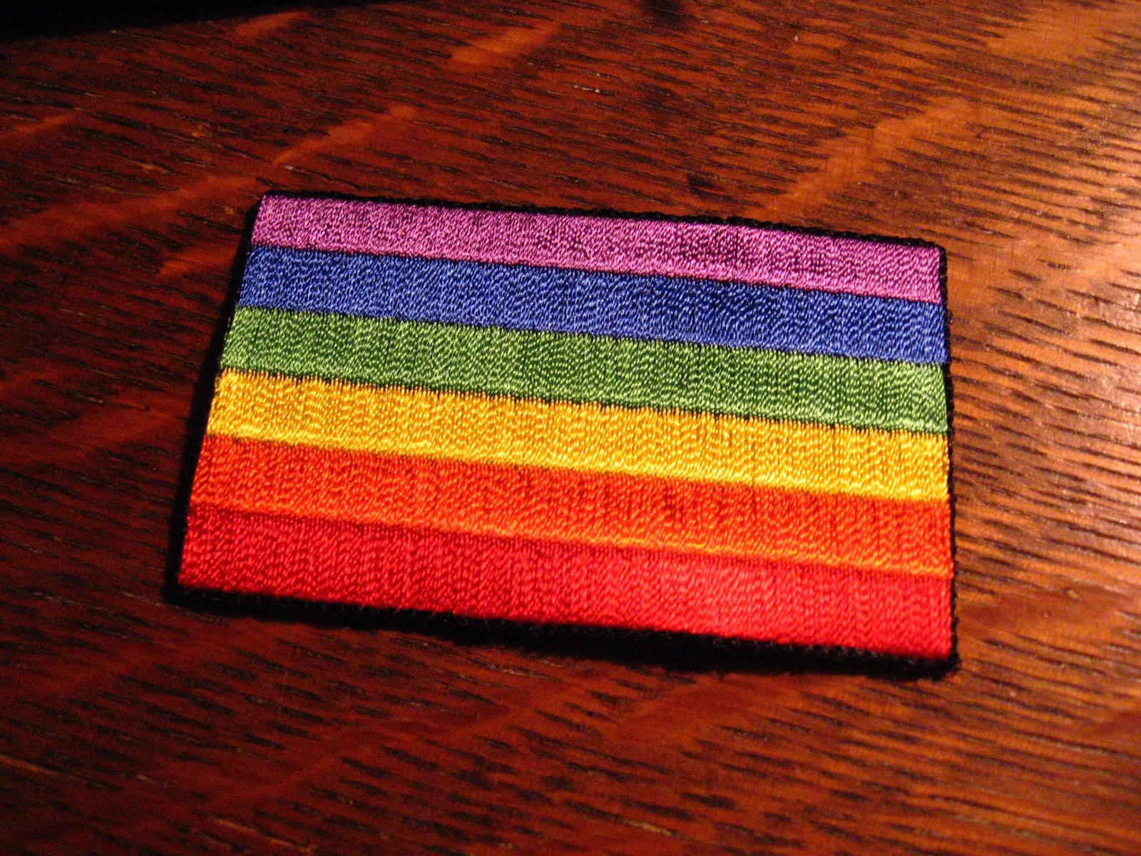 Gay Pride Flag Jacket Patch - LGBT Queer LGBTQ Rainbow Sew On 2 1/2" X ...