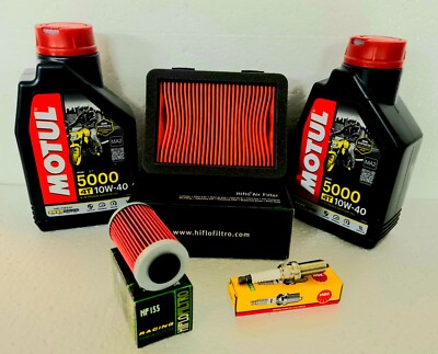 Full Service Kit KTM DUKE 390 2017-2023 Motul Oil & Air Filter NGK Plug ...