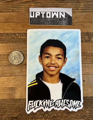 FA F*cking Awesome Skateboards Sage Elsesser Yearbook Photo STICKER ...