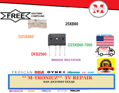 D25XB60 25XB60 DFB2560 D25XB60-7000 600V 25A BRIDGE RECTIFIER FREE ...
