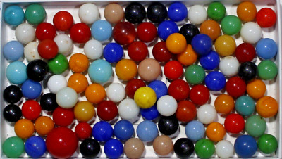 COLOR Marble Lot - Vintage Estate Sale Marbles - about 100 Marbles | eBay