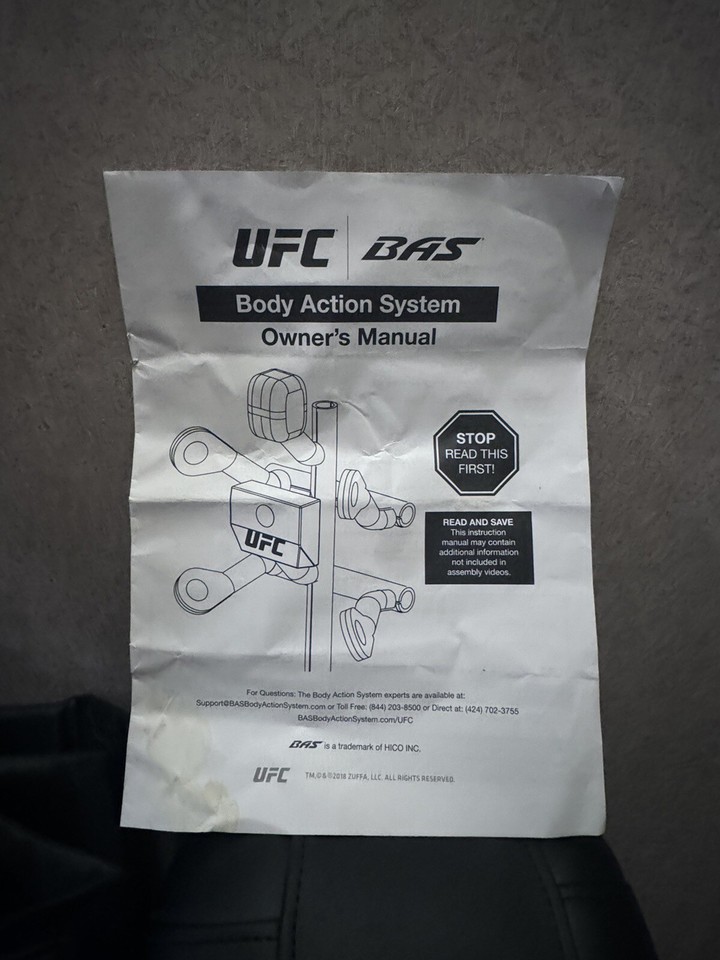 UFC BAS Body Action System - Sparring Partner,Punching/Boxing. Arm Are ...