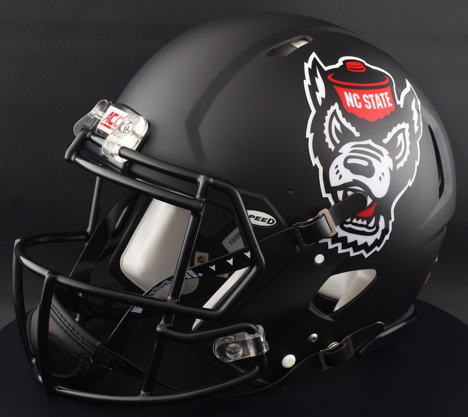 NC STATE WOLFPACK NCAA Riddell Speed Full Size AUTHENTIC Football ...