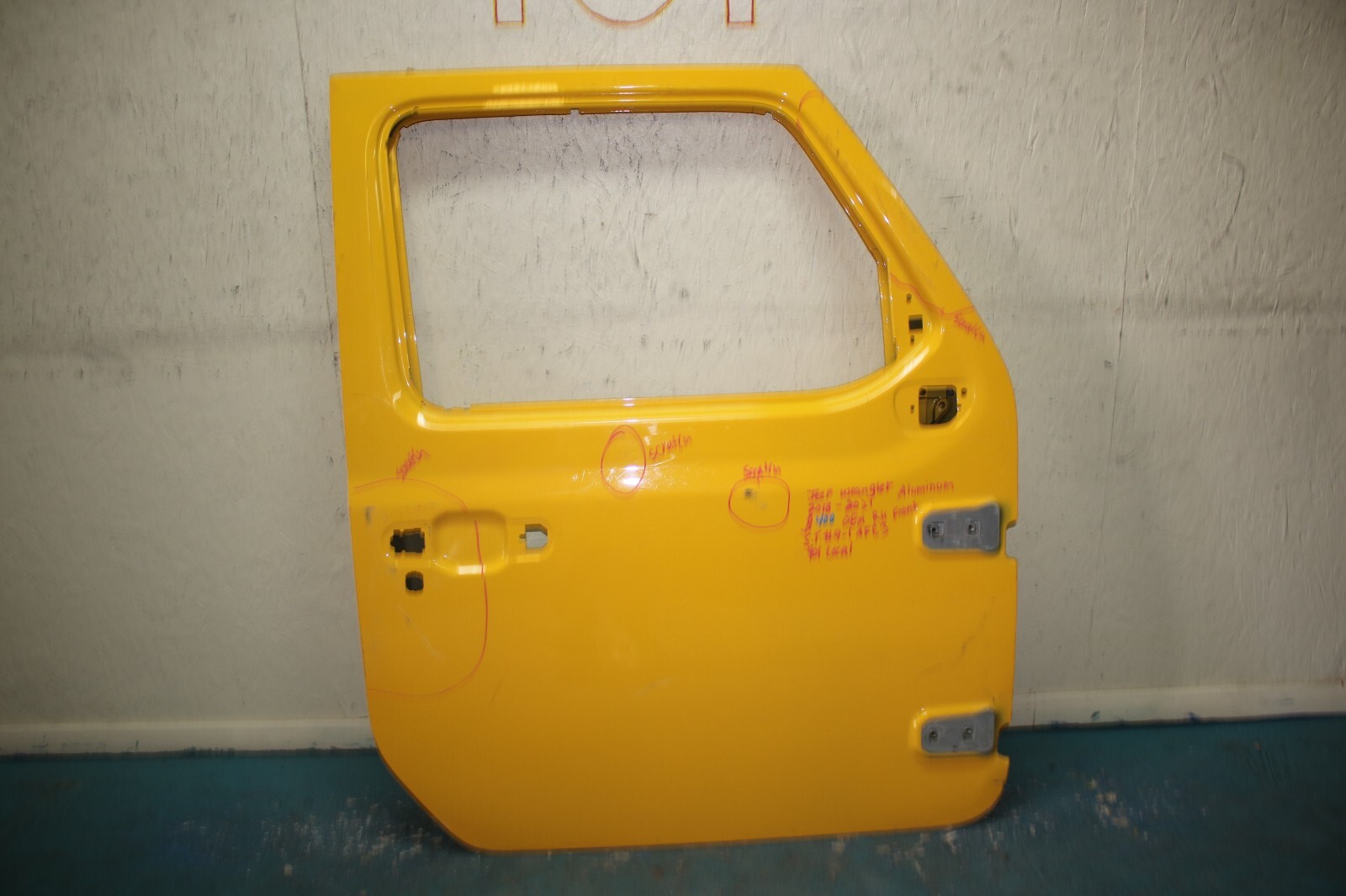 2018 2021 JEEP WRANGLER RIGHT SIDE FRONT DOOR SHELL ALUMINUM OEM | eBay