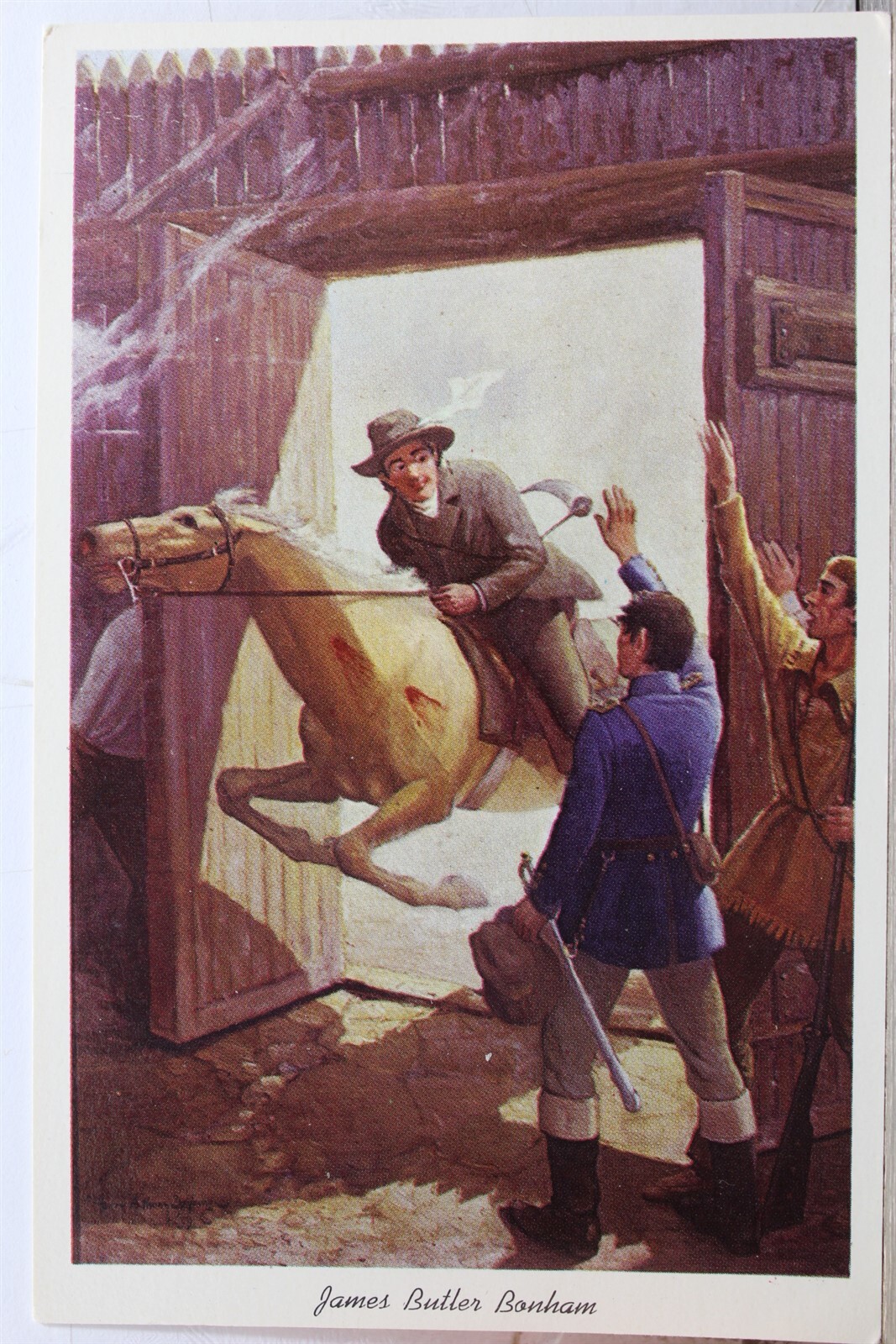 South Carolina SC Red Banks James Butler Bonham Postcard Old Vintage ...