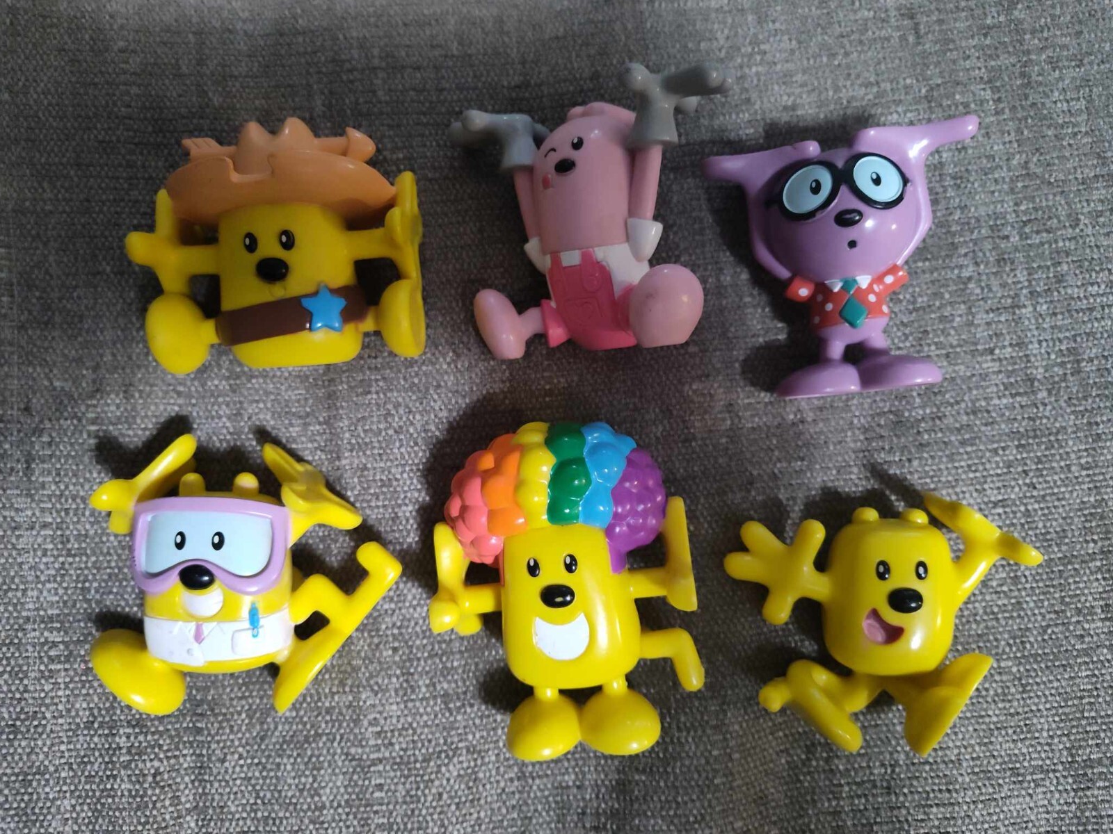 Lot of 6 Wow Wow Wubbzy - Kooky Kollectibles Figures - 2007 Widget ...