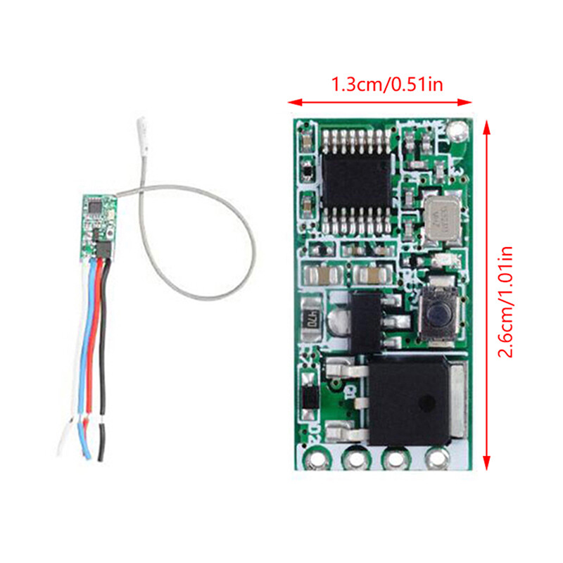 433mhz DC 3.6V 5V 9V 12V 24V 1CH Mini Relay Wireless RF Remote Control ...