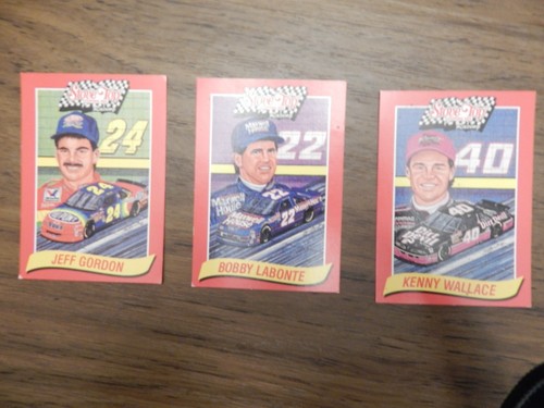 (3)1993 Stove Top Stuffing Mix Racing Cards,Jeff Gordon,Bobby Labonte ...